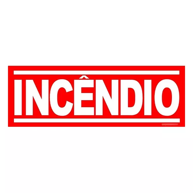 ETIQUETA INCÊNDIO PARA PLACA ACRÍLICO – Ekipar Epi's